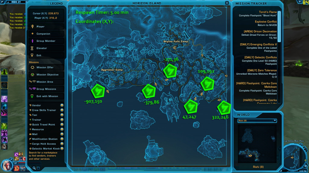 farming_spots | SWTOR Farmer